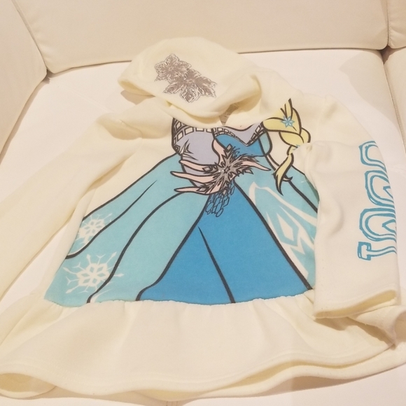 Disney | Shirts & Tops | Frozen Elsa Sweater With Peplum Detail | Poshmark